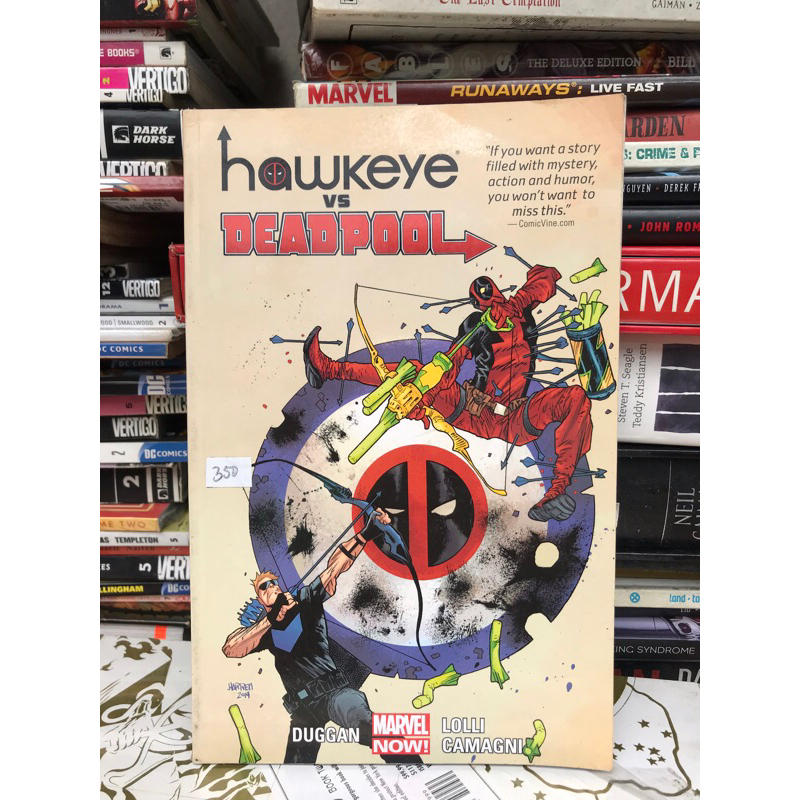 HAWKEYE vs DEADPOOL Marvel graphic novel | Shopee Philippines