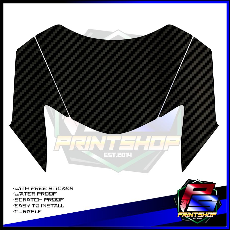 BAJAJ COWLING 100,125 STICKER DECALS CARBON HIGH QUALITY | Shopee ...