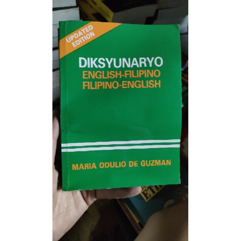 Diksyunaryo English Filipino Filipino English Updated | Shopee Philippines