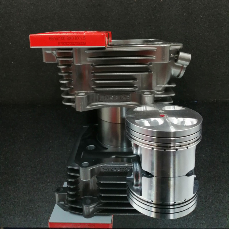 Pitsbike Cylinder Block bore kit STEEL Raider150 carb type 62mm 66mm ...