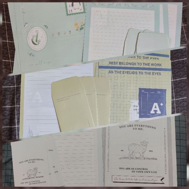 Kawaii Stationery Letter Set (B7) | Shopee Philippines