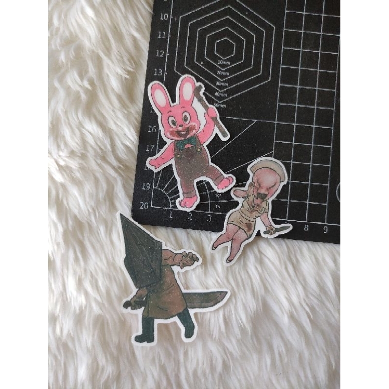 SUGARRUSHSATO Silent Hill Stickers Pyramid Head Robbie Bubble Head ...