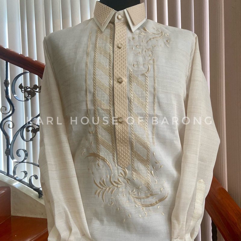 Piña Cocoon/ Pinya Cocoon Barong for Men (HIGH QUALITY BARONG) | Shopee ...