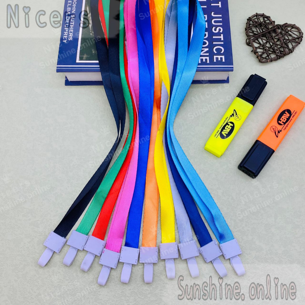 Plain Shiny ID Lace with White Plastic Hook 15mm | Shopee Philippines