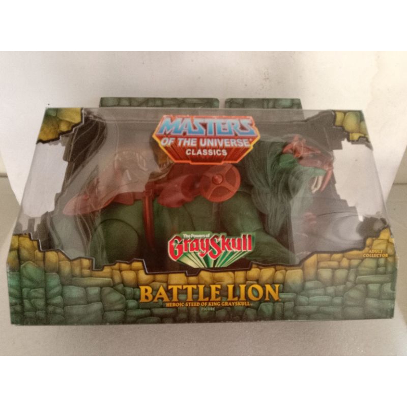 Mattel MASTERS OF THE UNIVERSE "BATTLE LION" HEROIC STEED OF KING ...