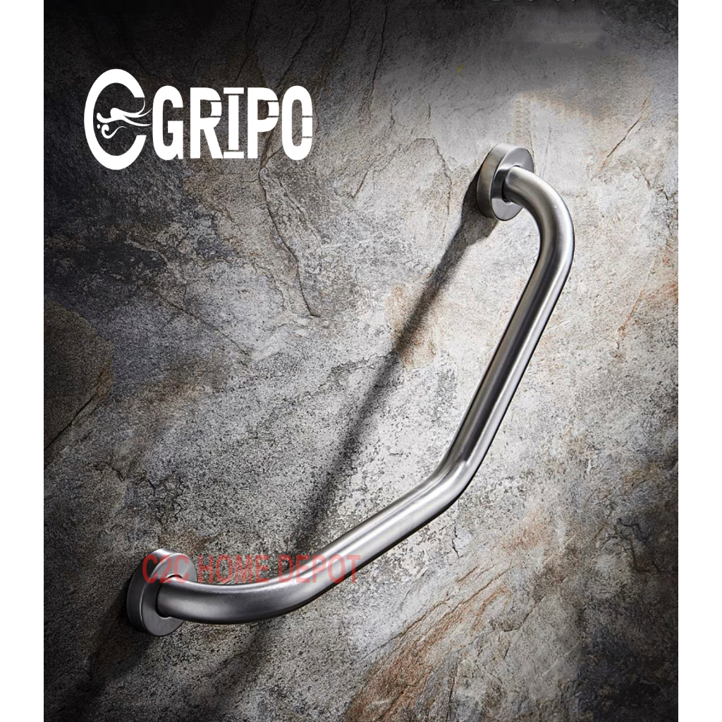 GRIPO 304 Stainless high quality Grab Bar 45 degrees matte finish ...