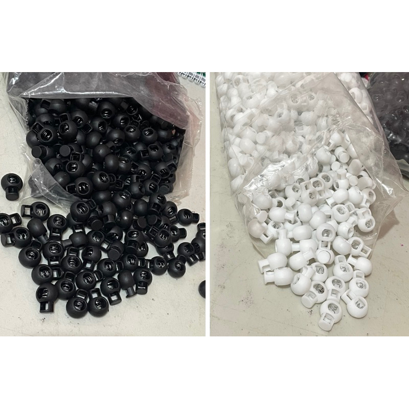 100pcs Stopper I Plastic Rope Buckle I Single Hole Spring Cord Locks ...