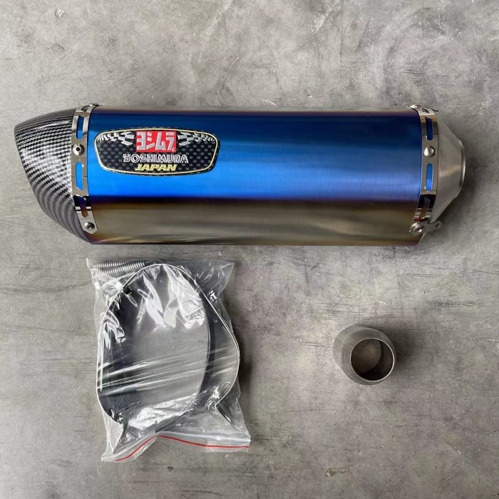 R77 Yoshimura Carbon Fibre Big 420mm length (51mm inlet) with muffler | Shopee Philippines