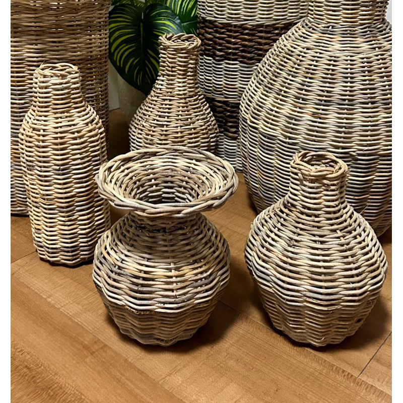Small Vase/ small handwoven Vase/ small native vase | Shopee Philippines