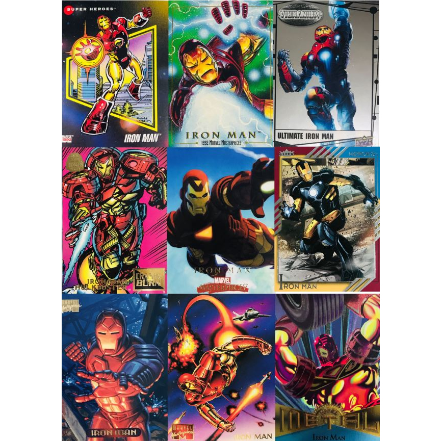 [Batch 2] IRON MAN MARVEL COLLECTIBLE CARDS avengers singles | Shopee ...