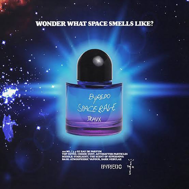 LIMITED EDITION: TRAVIS SCOTT X BYREDO SPACE RAGE PERFUME 100 ML [TRAVX ...
