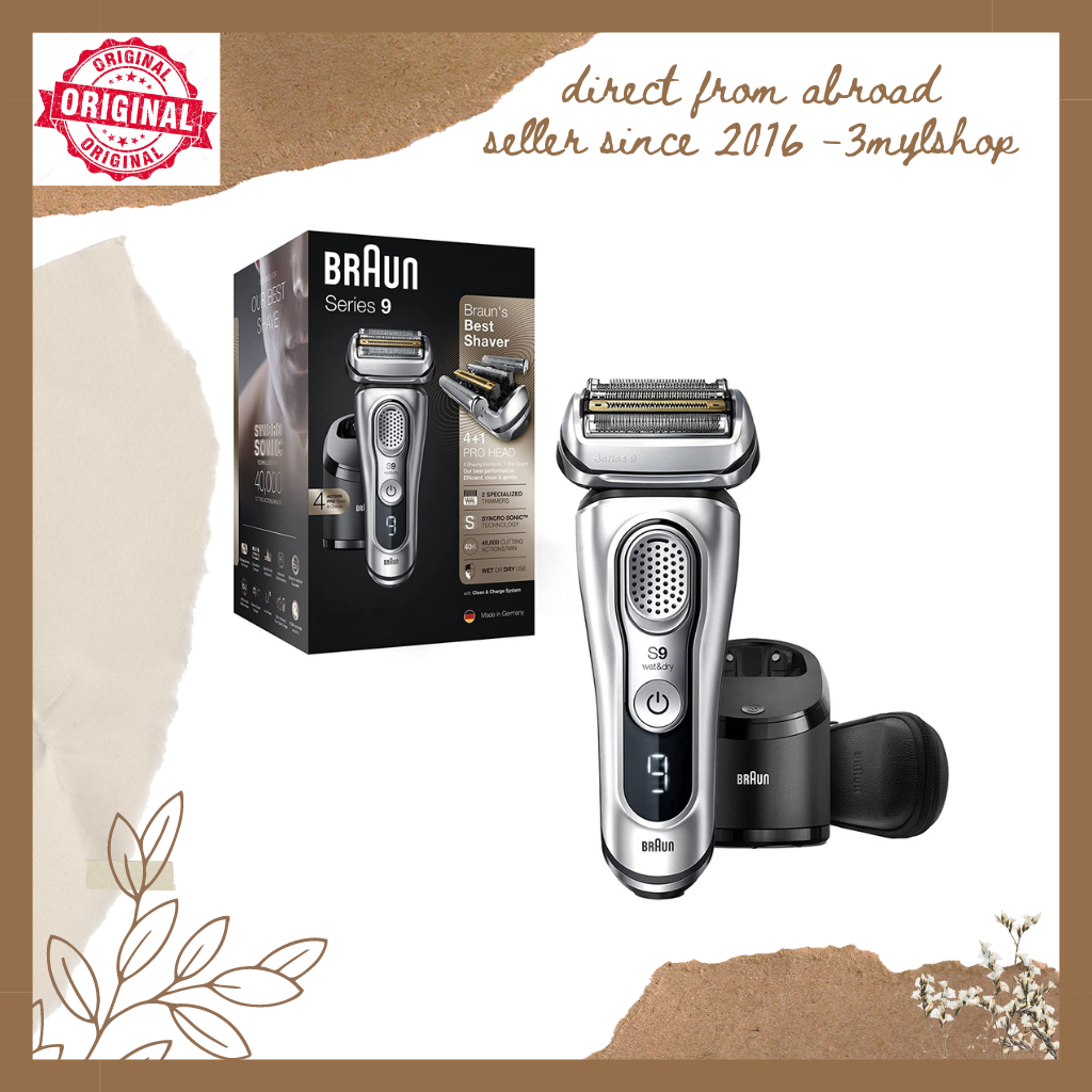 Braun Electric Razor for Men, Series 9 9390cc, Precision Beard Trimmer ...