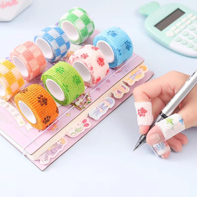 2 rolls Cute finger bandage writing finger guard anti-wear hand tape ...