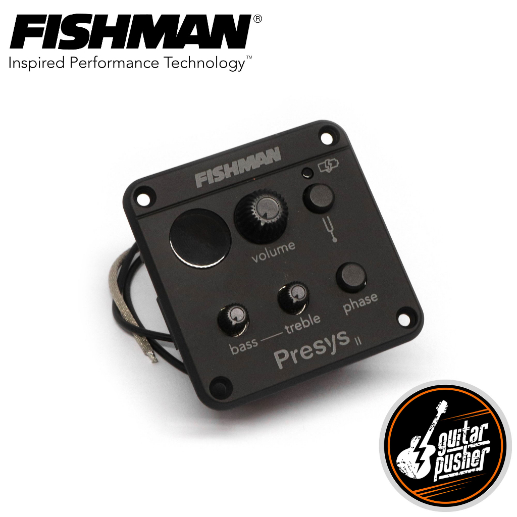 Fishman Presys II (prev. Isys+) Acoustic Guitar Piezo Pickup System ...