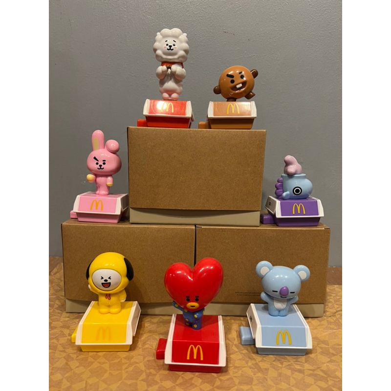 2023 BT21 McDonalds Toys (BT21 Happy Meal Toys) | Shopee Philippines