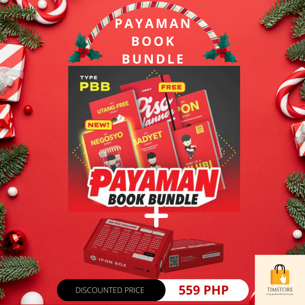6 in 1 Piso Planner Payaman Book Bundle with Ipon Box by Chinkee Tan Diary Books Best Seller ...