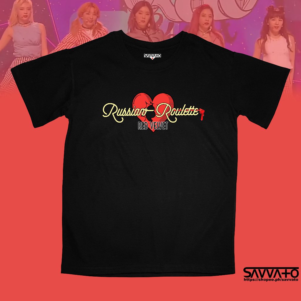 Red Velvet - Russian Roulette Inspired Shirt | Shopee Philippines