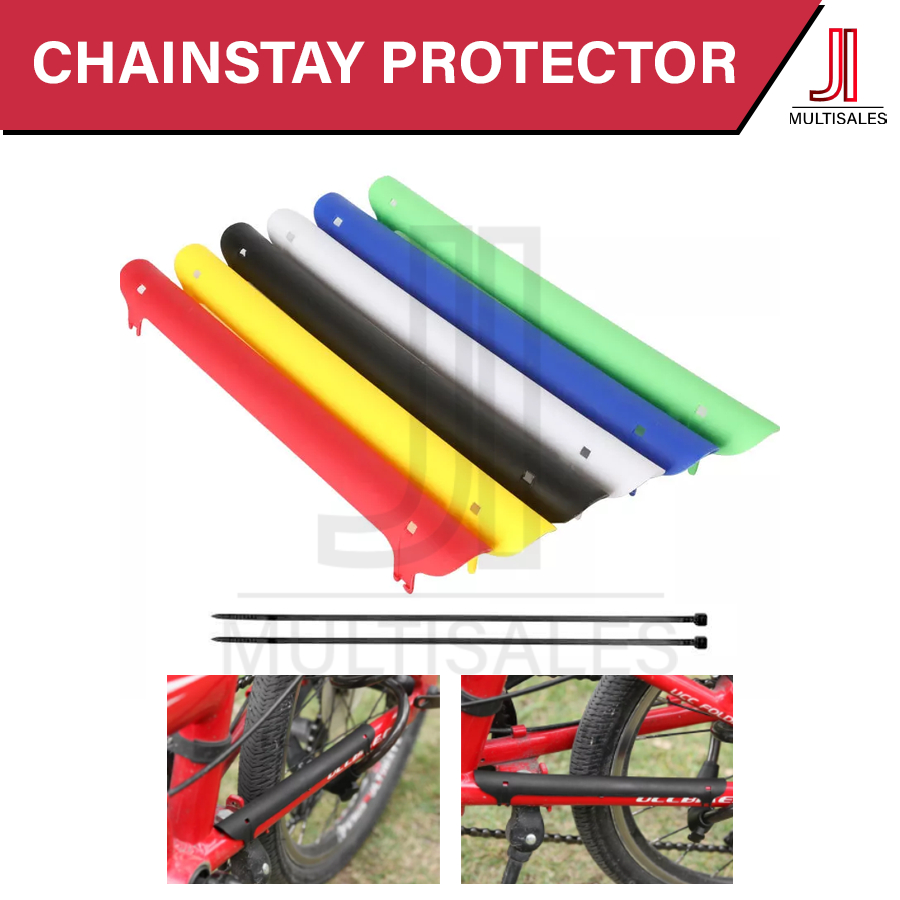 Bicycle Chain Stay Protector Plastic Frame Guard Mountain Road Bike MTB ...