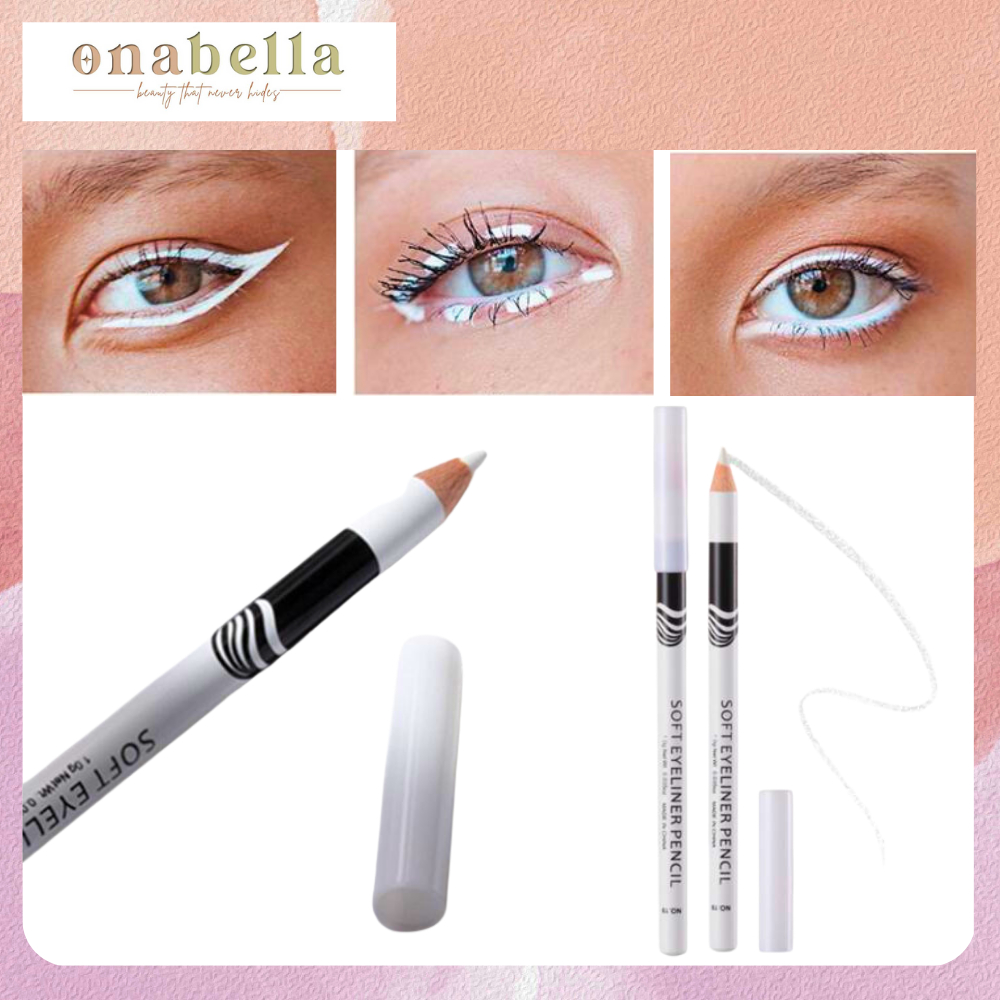 Soft Eyeliner Pencil White Mini Eye Styling Pen Fashion Functional ...