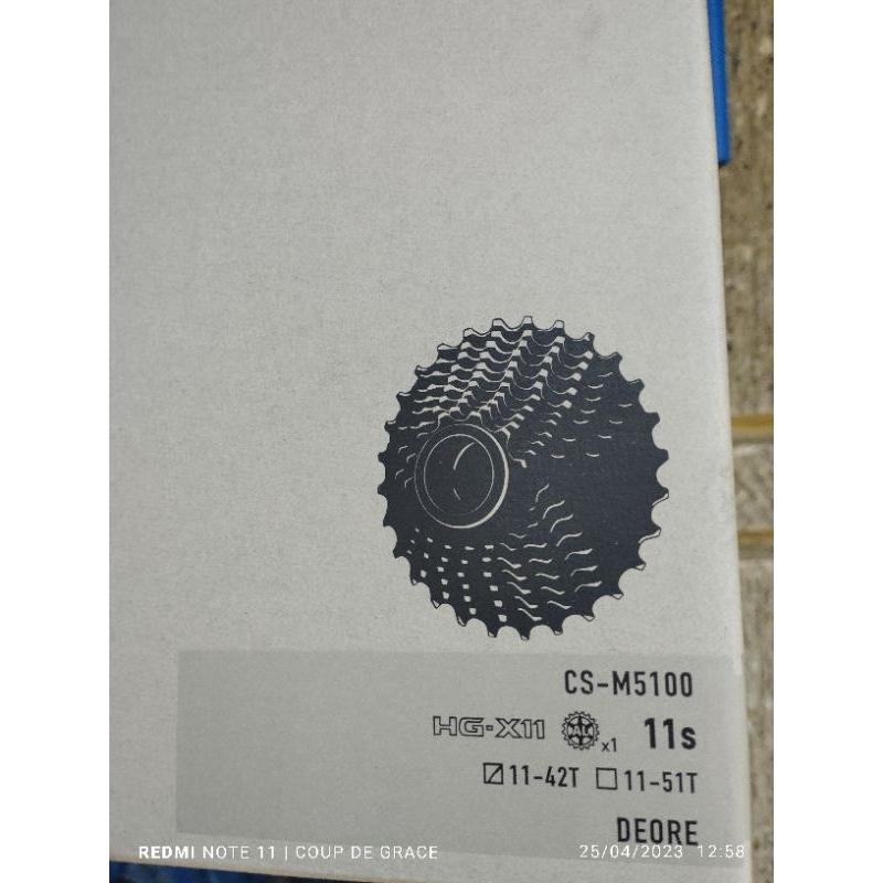 DEORE 12/11 SPEED COGS WITH BOX (M6100 AND M5100) | Shopee Philippines