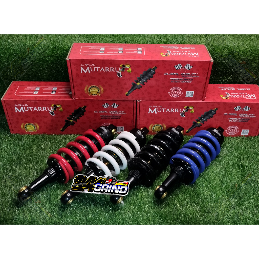 MUTARRU REAR SHOCK 285MM PREMIUM ADJUSTABLE FOR SUZUKI RAIDER | Shopee ...