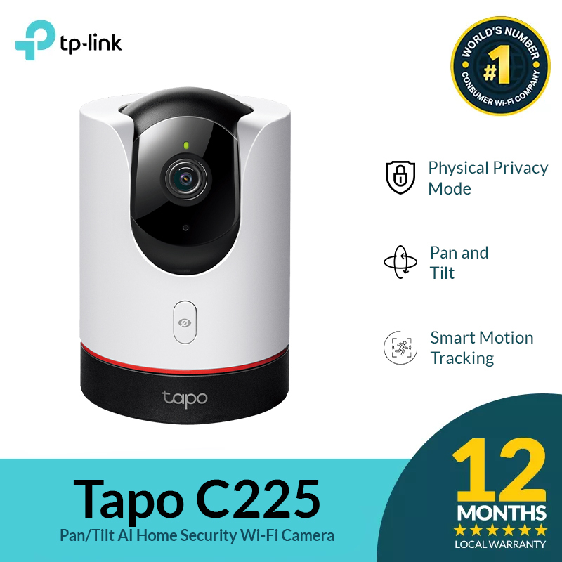 TP-Link Tapo C225 Pan/Tilt AI Home Security Wi-Fi Camera Smart AI Detection | Shopee Philippines