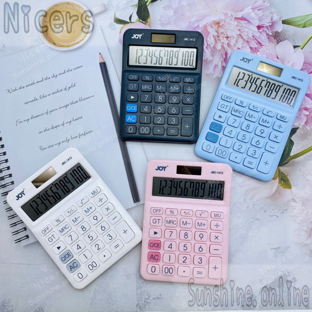 Joy Calculator JMC-1412 12 Digits Desktop Calculator | Shopee Philippines