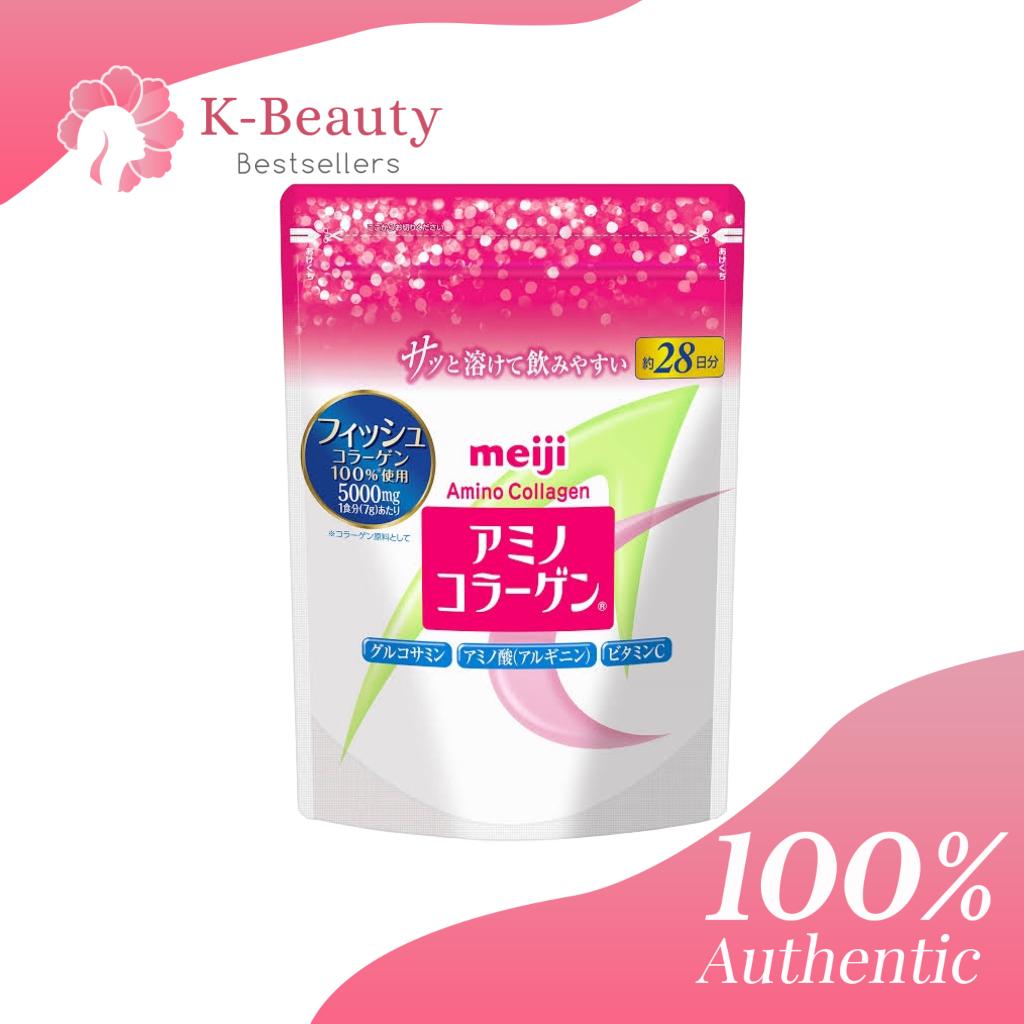 Meiji Amino Collagen Powder 196g | Shopee Philippines