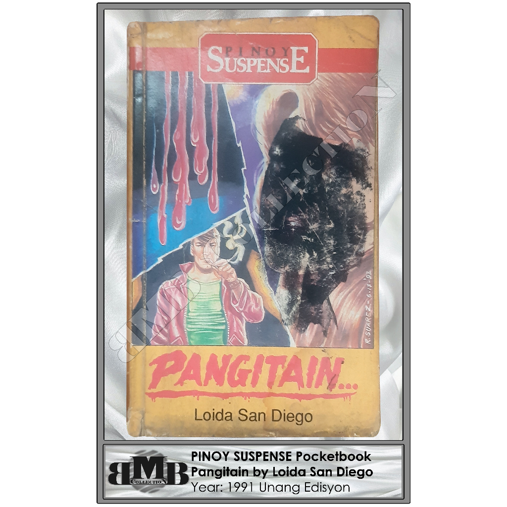 Pinoy Suspense Pangitain by Loida San Diego Pocketbook (Year 1991 Unang ...