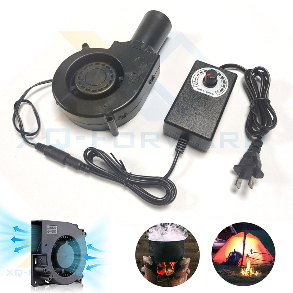 blower fan 110V 220V AC Powered Fan with Variable Speed Controller for ...