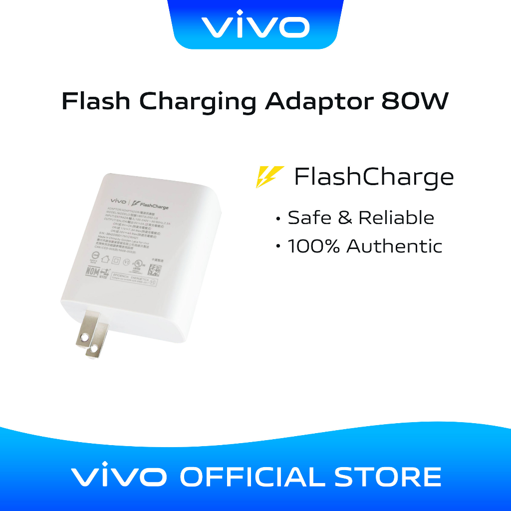vivo Original 80W Fast Charging Adapter | Shopee Philippines