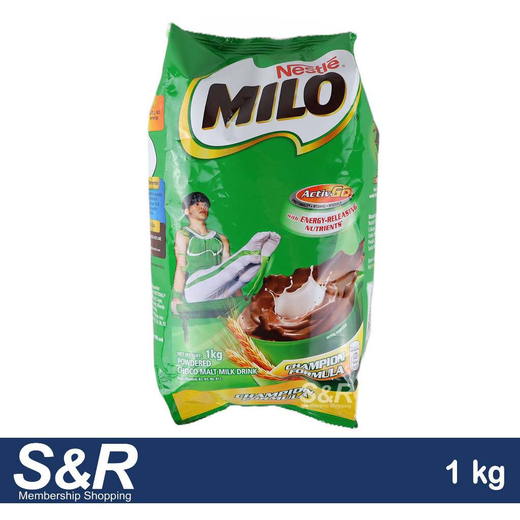 Milo Powdered Choco Malt Milk Drink 1kg | Shopee Philippines