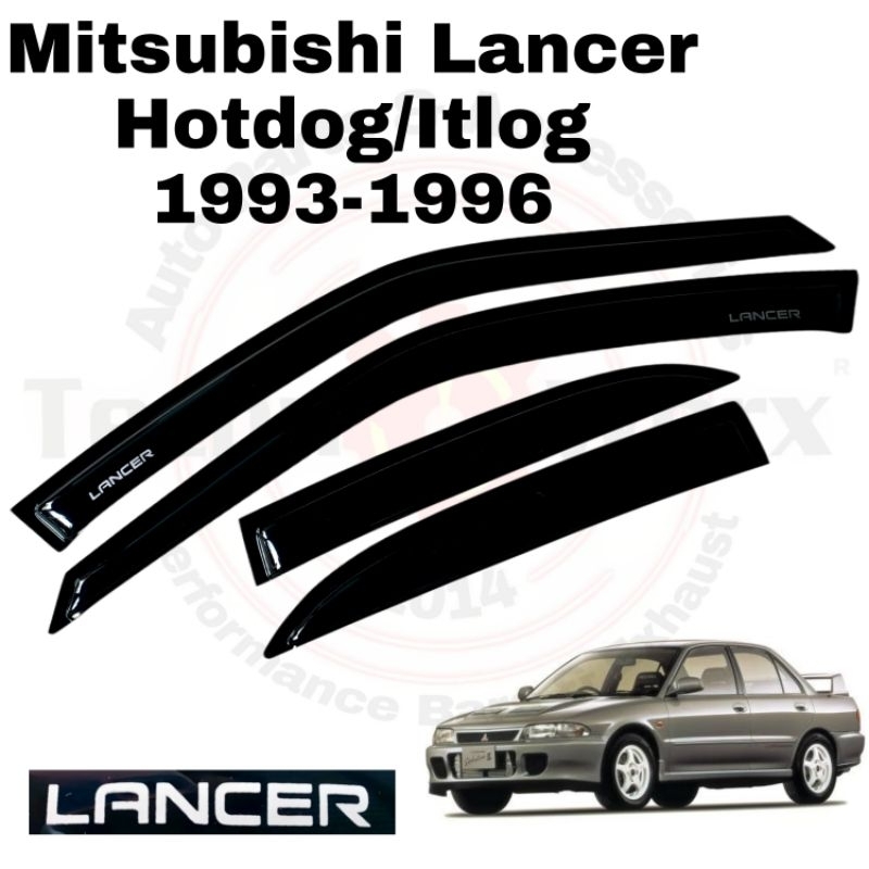 Lancer Hotdog Itlog 1993-1996 Mitsubishi Visor Sun Wind Rain 1993 1994 ...