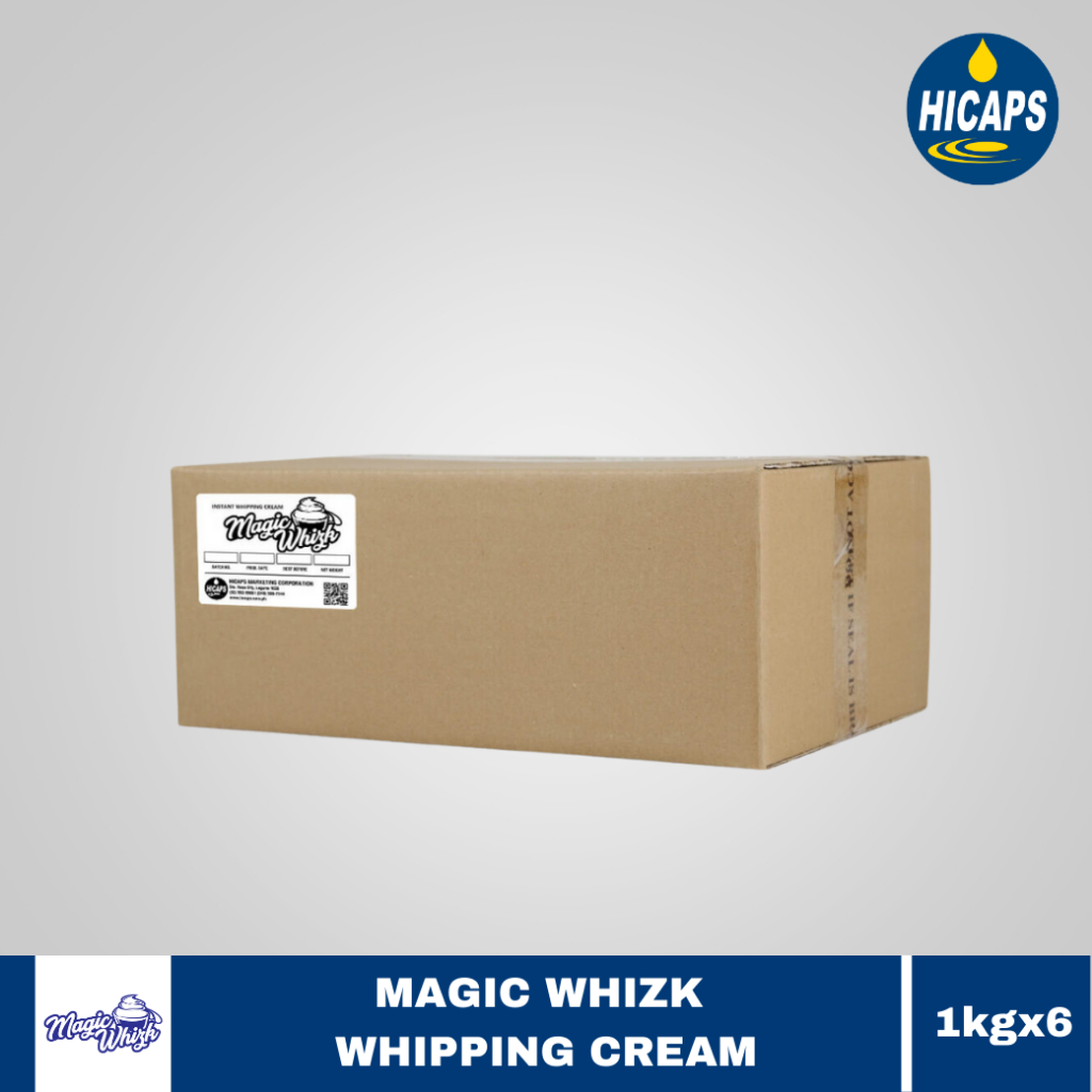 Hicaps Magic Whizk Instant Whipping Cream (Box of 6) MAY 15, 2024 EXPIRY | Shopee Philippines
