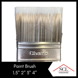 CHAMP Paint Brush Pro Finish White tip (1” 1.5" 2" 3" 4") | Shopee ...