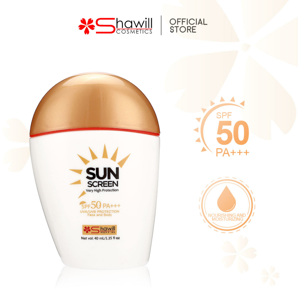 Shawill Sunscreen &Primer 2 in SPF50 PA+++ High Sun Protection Skin ...