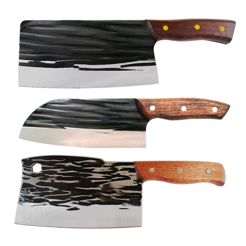 Cleaver Knife Wooden Handle | Kitchen Cleaver Knife | Shopee Philippines