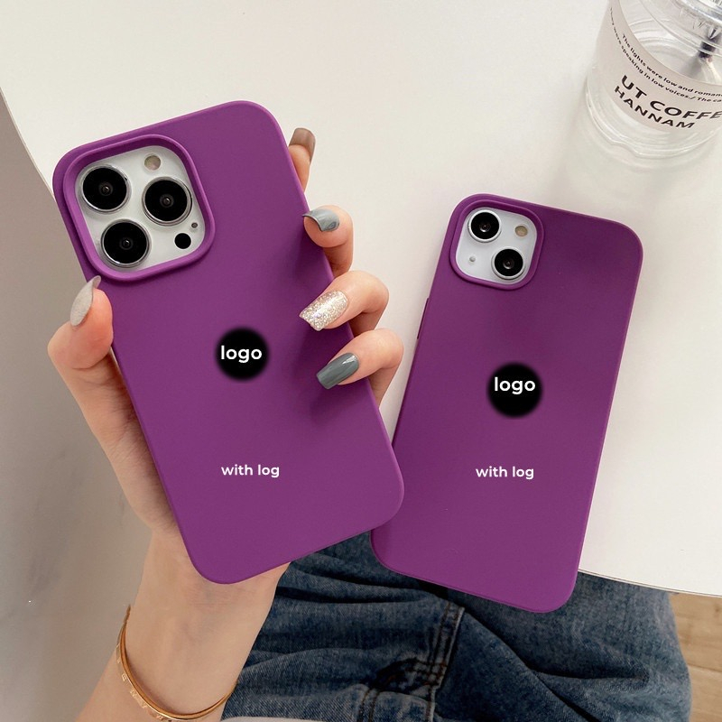 VIOLETS Liquid Silicone Case for Iphone 11 12 13 14 15 16 Pro Max XS ...