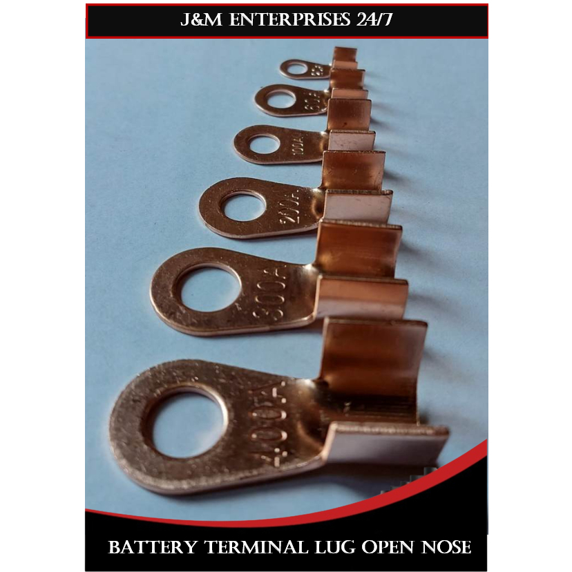Battery Terminal Lug Welding Heavy Duty Open Nose Terminal 100% Copper ...