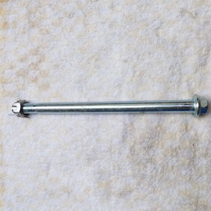 MOTORCYCLE FRONT AXLE FOR KAWASAKI CT100/BAJAJ | Shopee Philippines