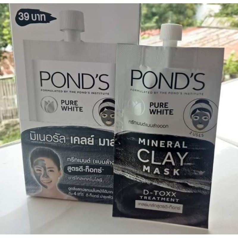 PONDS mineral clay mask , facial wash | Shopee Philippines