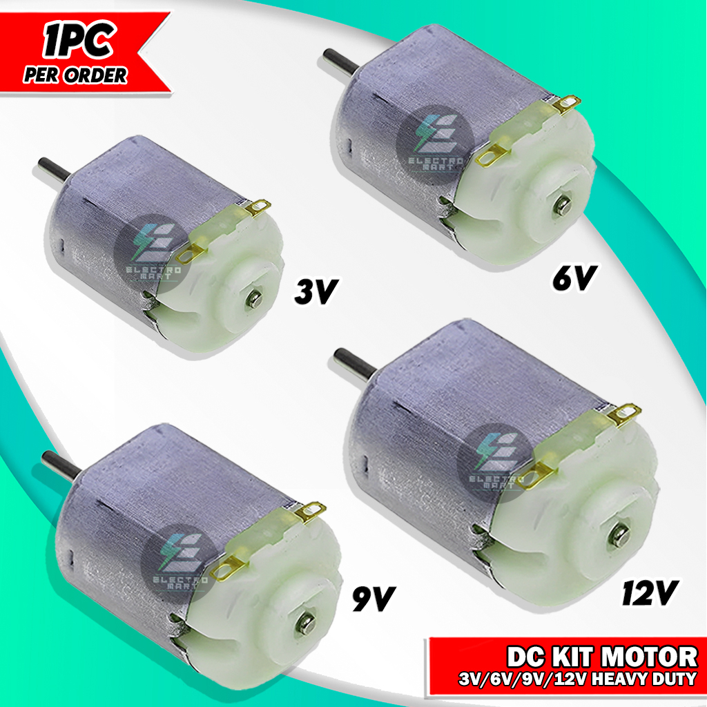 ⚡Dc motor motors 3v 6v 9v 12v⚡ | Shopee Philippines