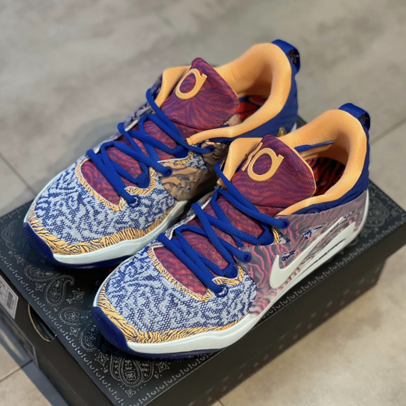 KD 15 Napheesa Collier Blue Yellow Crimson OEM Sports Basketball Shoes ...