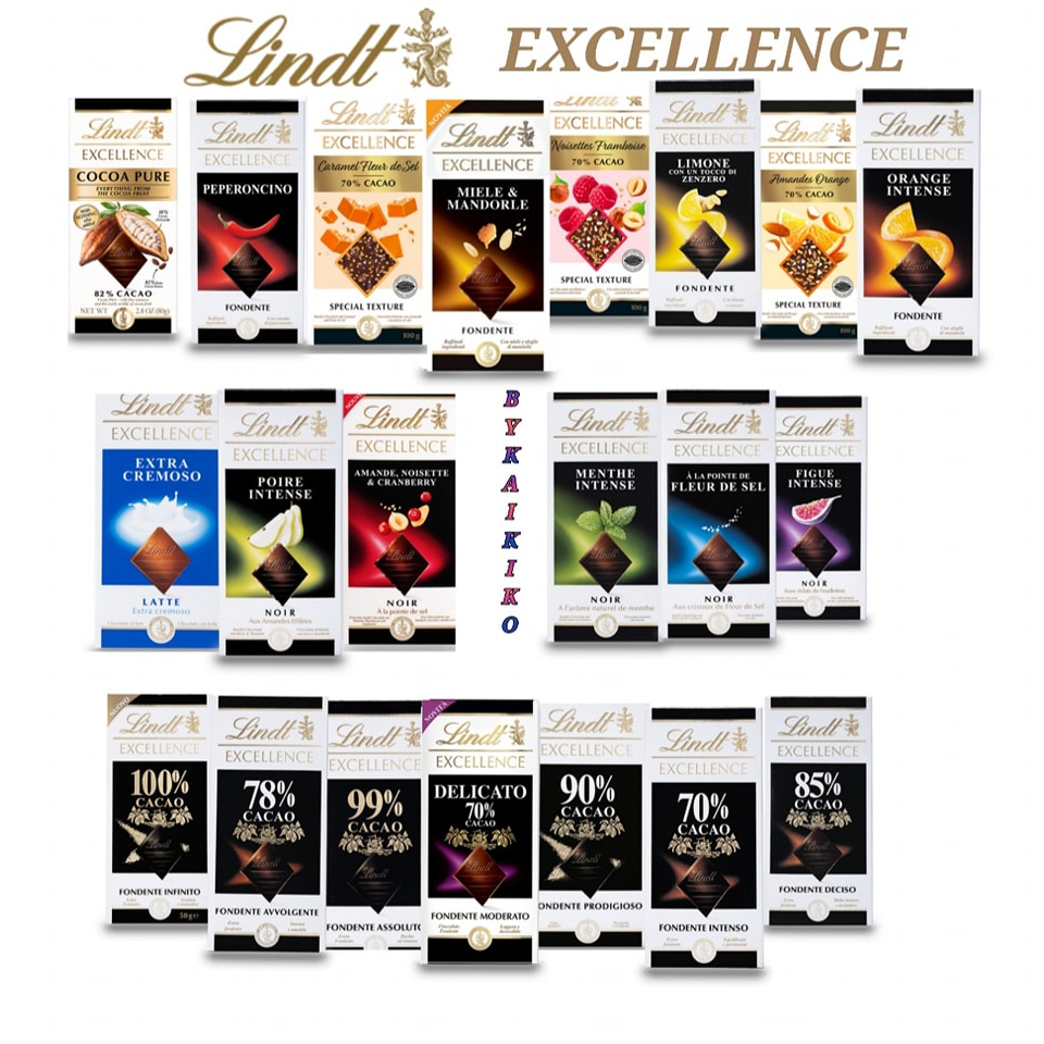 Lindt Excellence || Lindt 70% Dark Chocolate || Lindt Dark Sea Salt by ...