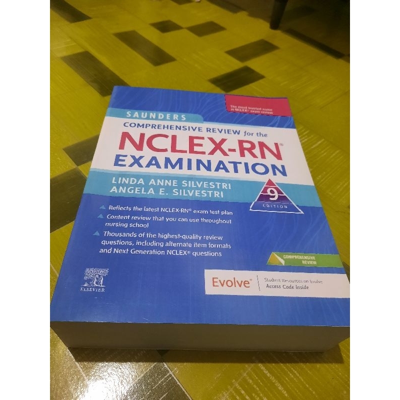 Comprehensive Review NCLEX RN Examination Saunders 9th edition BLACK ...