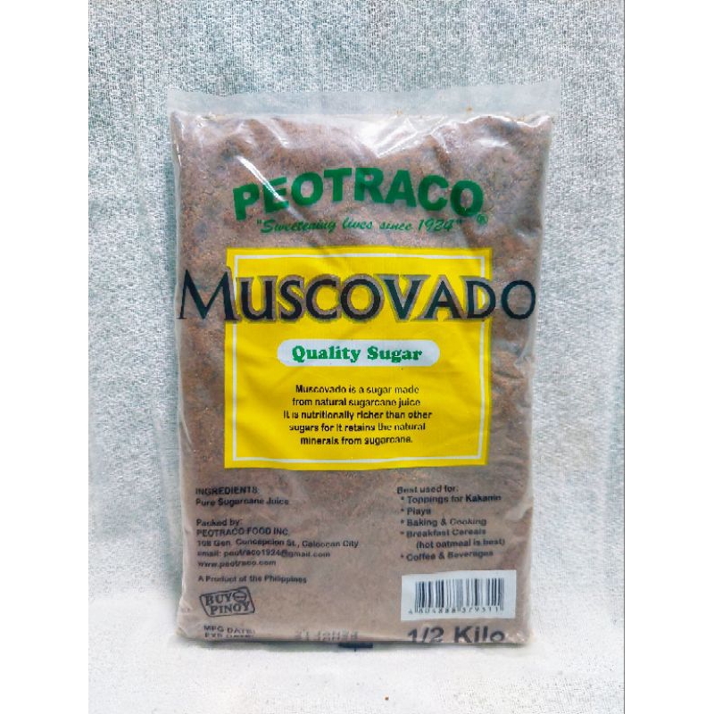 PEOTRACO MUSCOVADO SUGAR 500G | Shopee Philippines