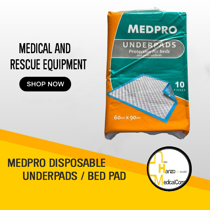 MEDPRO DISPOSABLE UNDERPADS / BED PAD | Shopee Philippines