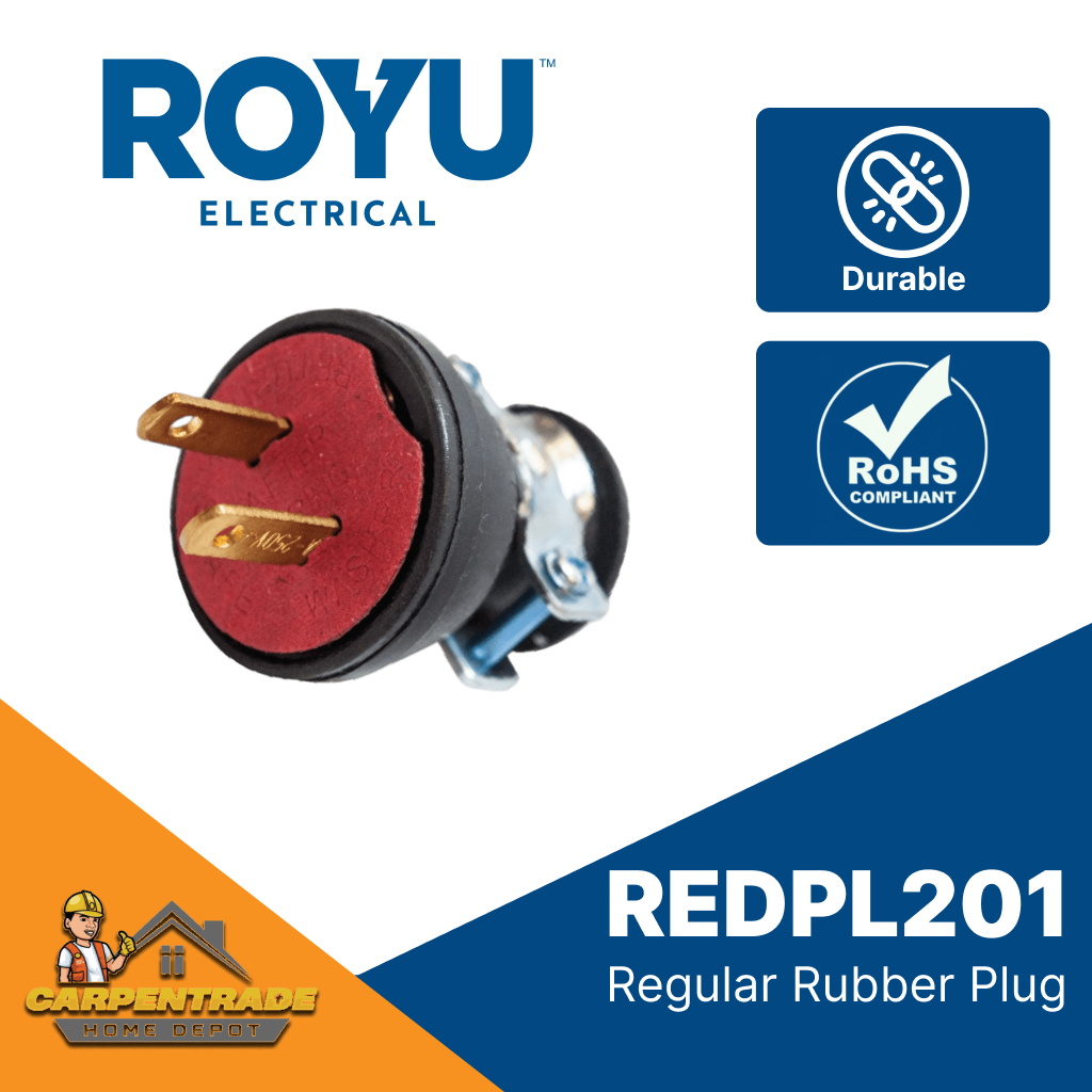 Royu Regular Rubber Plug REDPL201 | Shopee Philippines