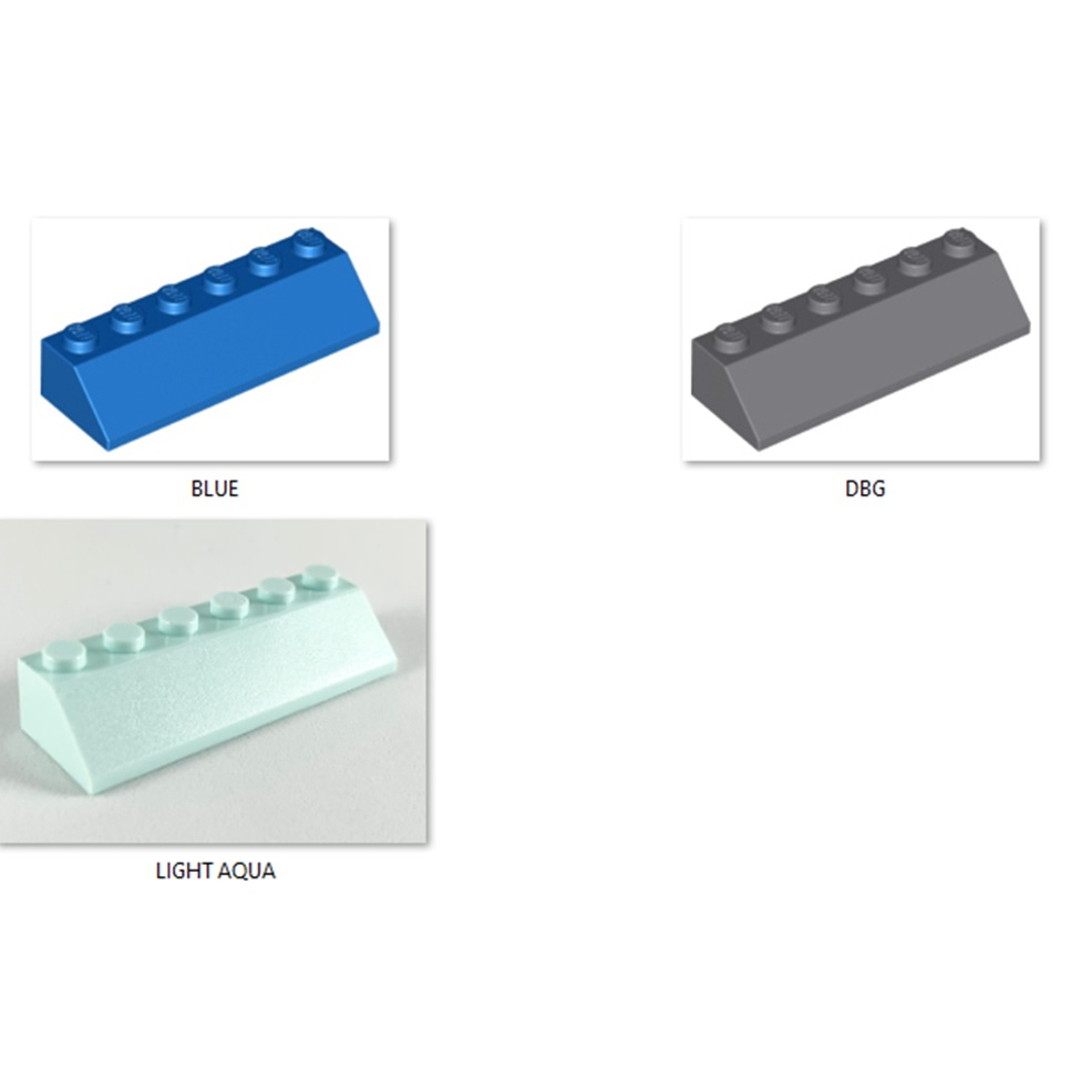 LEGO Part: Slope 45 2x6 (2 pieces per pack) | Shopee Philippines