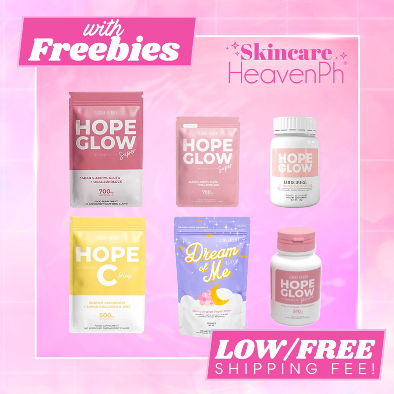 Hope Glow Glutathione 30s Biggie Mini Hope C Skin Pro by Luna Aura ...